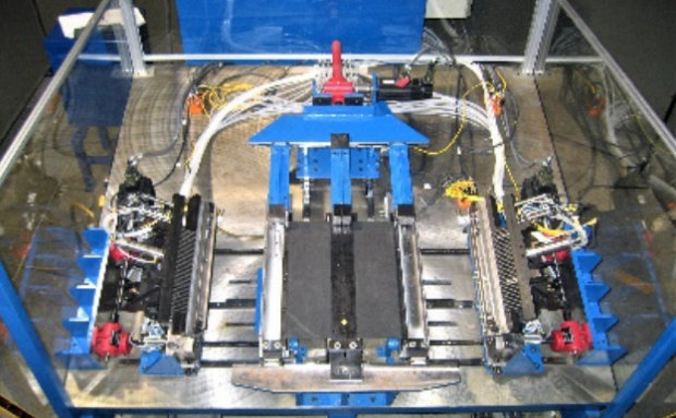 Core assembly equipment for heat exchanger manufacturing